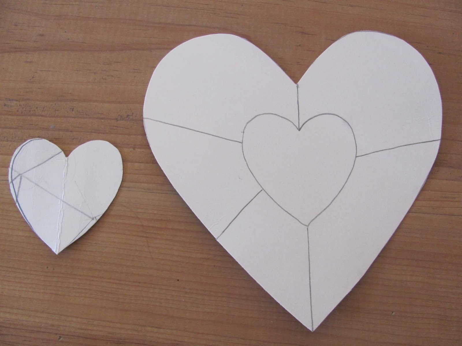 Jumble Tree: Heart puzzle picture - Valentine's craft for kids