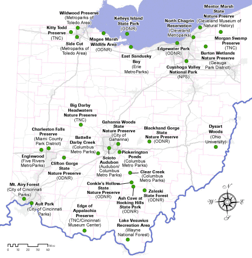 Red and the Peanut: Visit Ohio's natural treasures...and win a car!