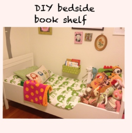 Mar & Bean: DIY bedside book shelf