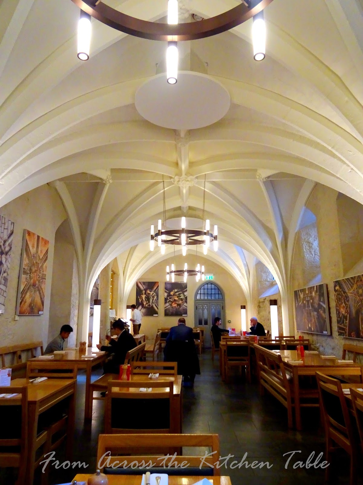 From Across the Kitchen Table: Cellarium Cafe and Westminster Abbey, London