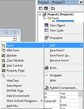 Bekerja Dengan Beberapa Form Pada Visual Basic 6.0
