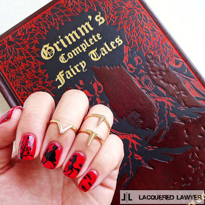 Lacquered Lawyer | Nail Art Blog: Little Red Riding Hood