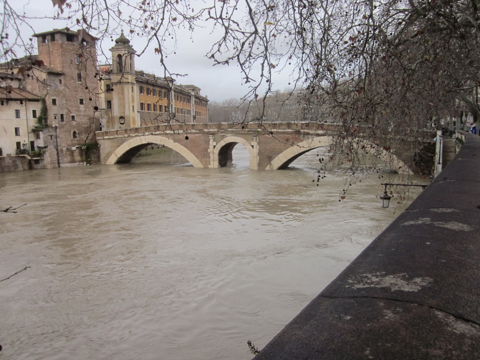 Sights of Rome: Floods on the Tiber