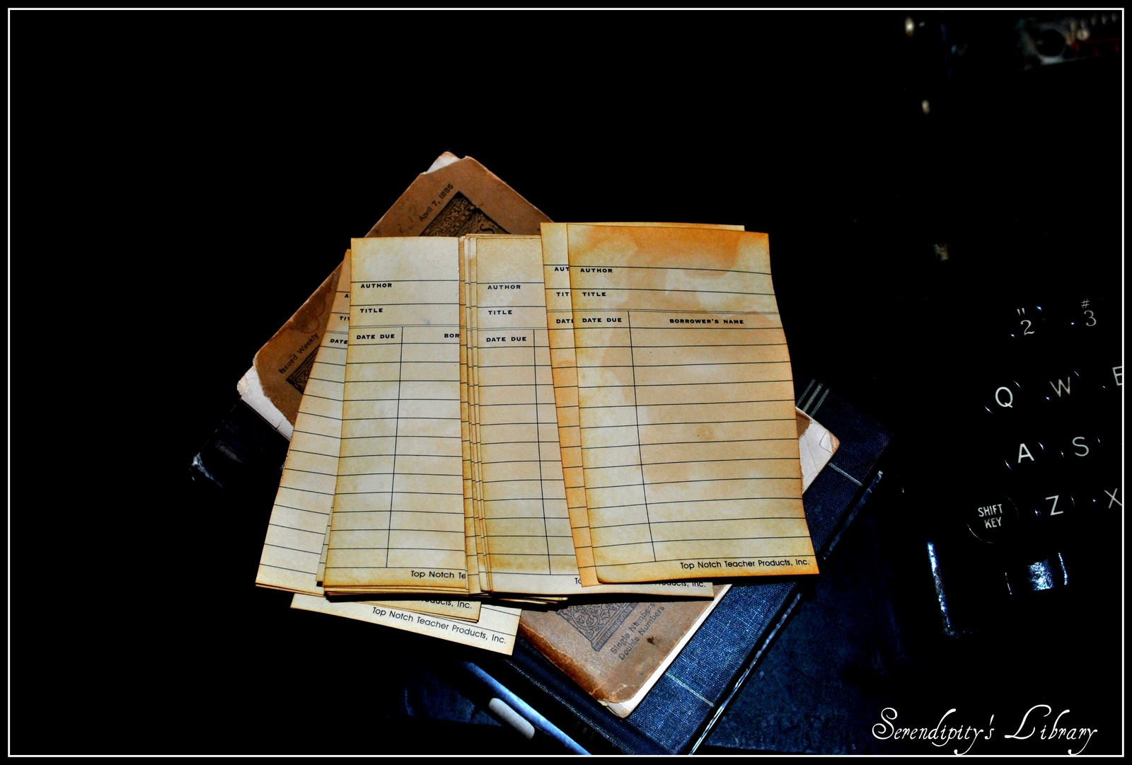 Serendipity's Library: Vintage Library Cards