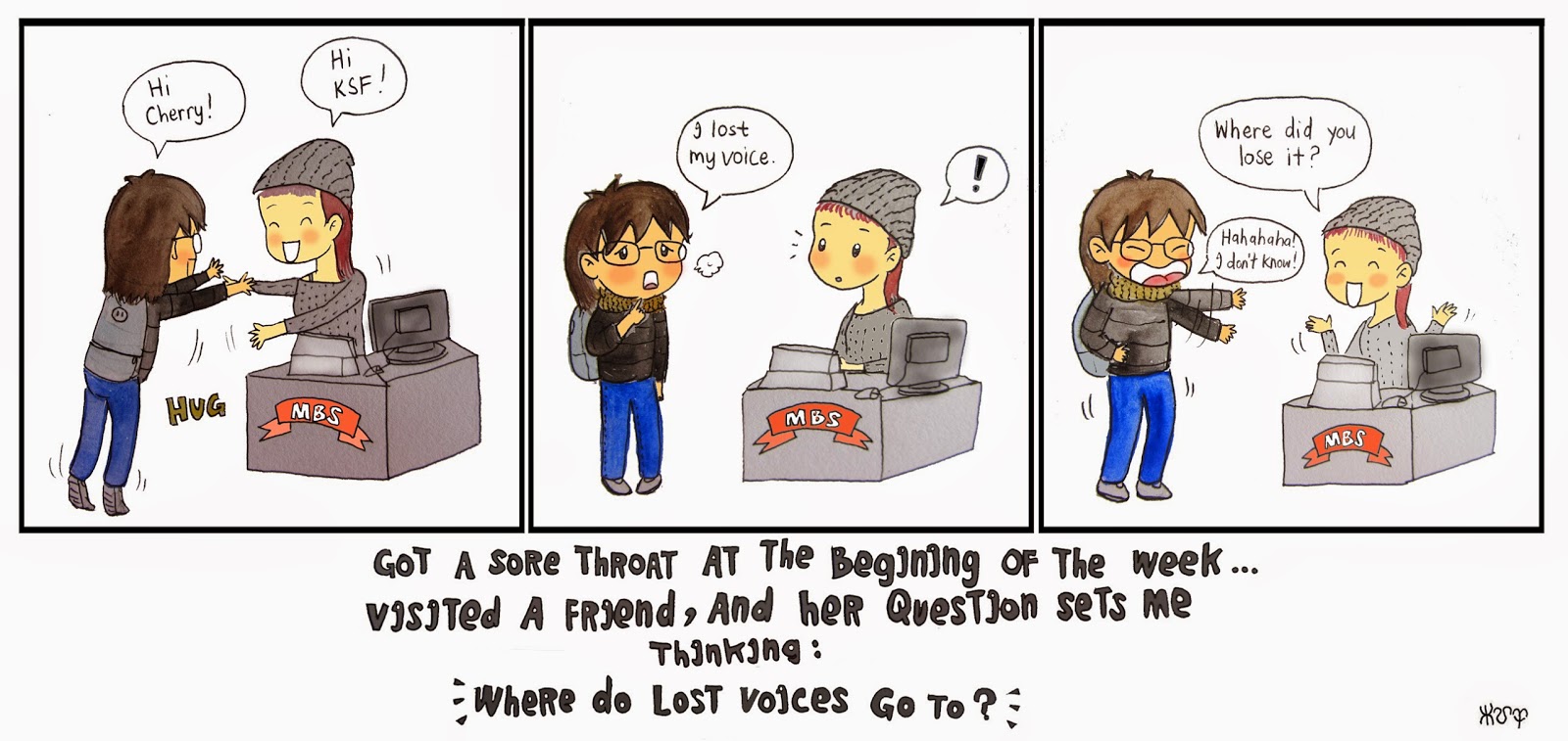 I am ksf: Avocado And Lost Voice Comics