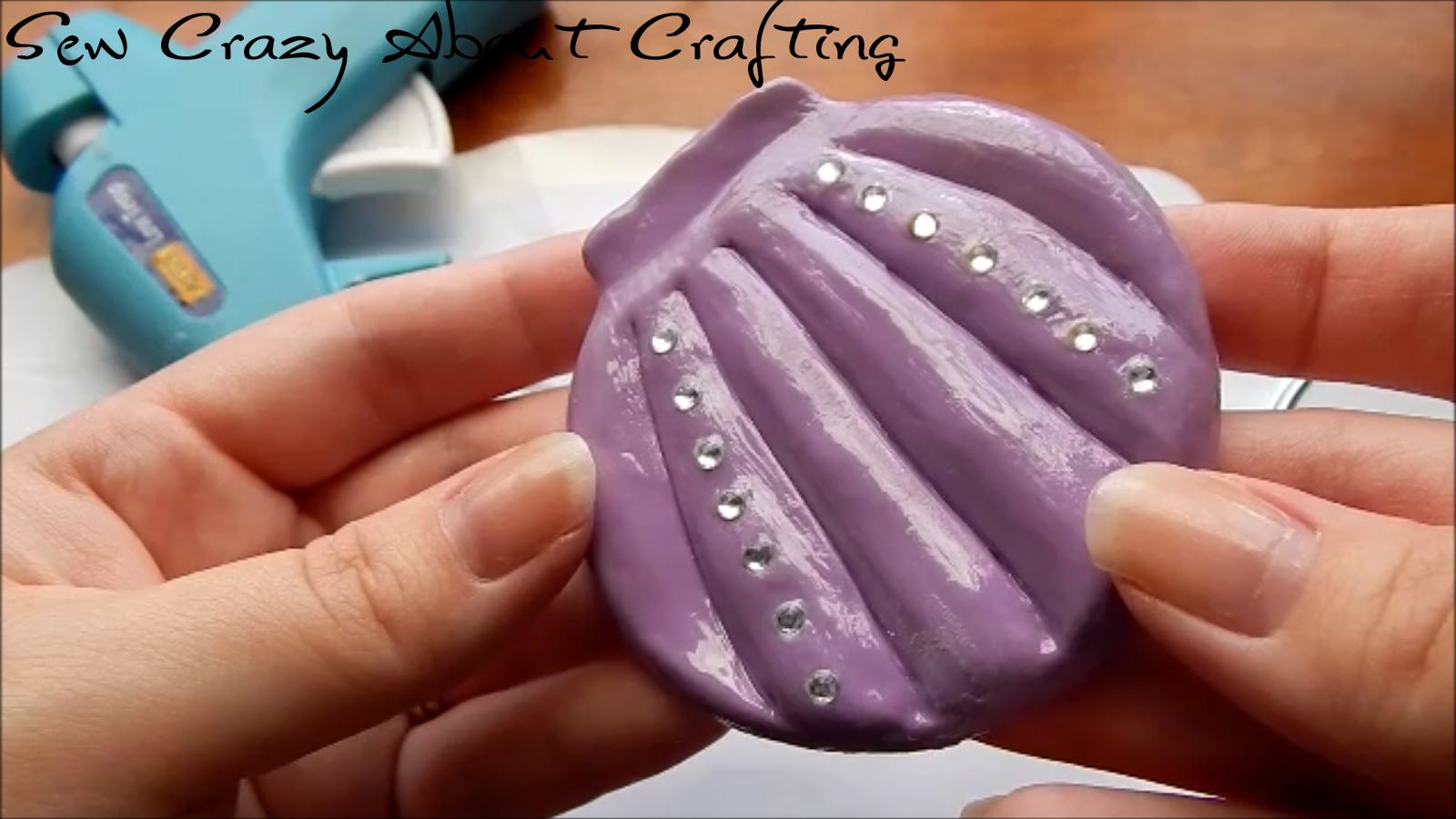 Sew Crazy About Crafting: Diy: Clam Mirror Compact (Disney 3 Part ...
