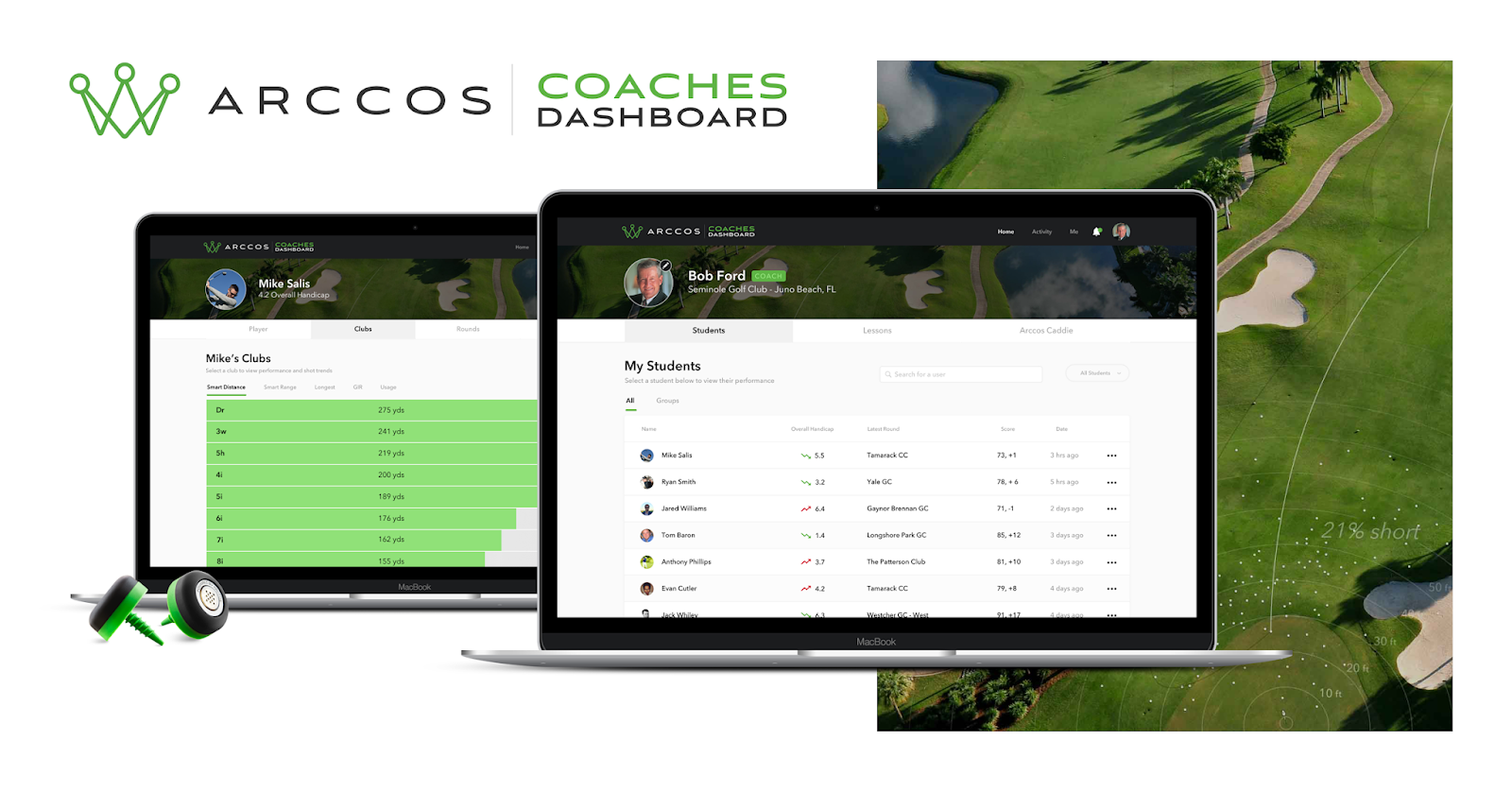 American Golfer: Arccos Golf Launches Arccos Coaches Dashboard