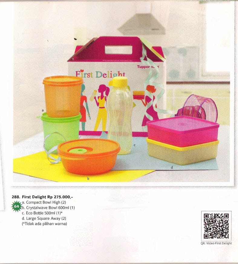 Tupperware Reguler 2013 - First Delight Collection - Tupperware Diskon