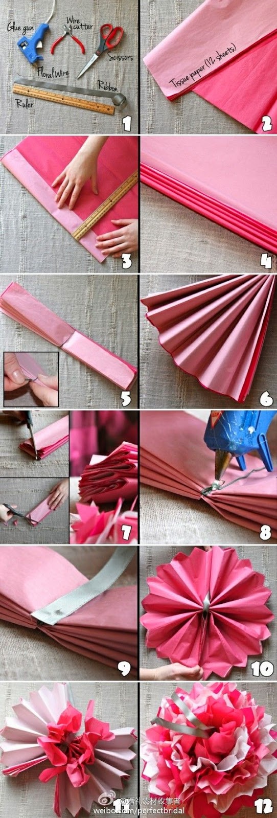 DIY Easy Tissue Paper Flower - DIY & CRAFT