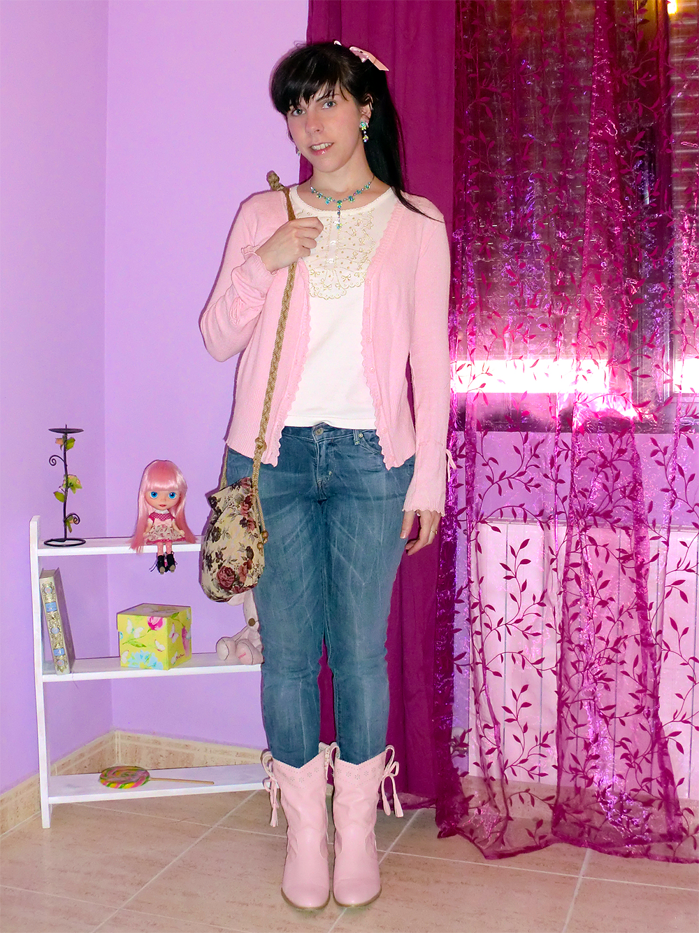 Karate & Cowgirl Boots - Girls that Glitter Love the Dark