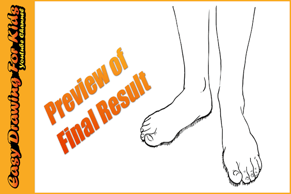 How To Draw Feet Step By Step | Drawing Course for Beginners