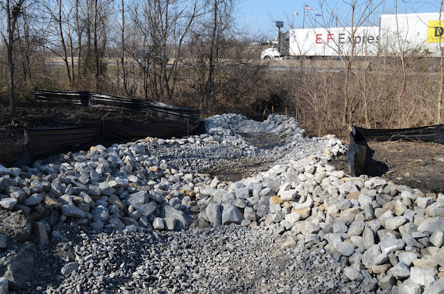 GoColumbiaMO Stormwater Utility: 319 Grant - Step Pools Under Construction