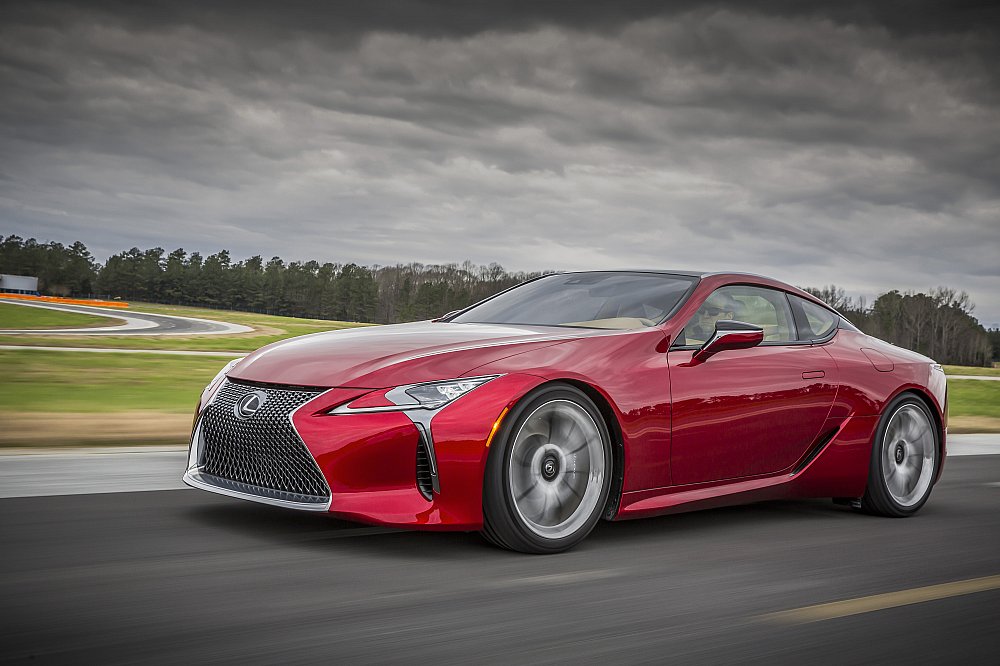 2017 Lexus LC 500 red pics and photos - supercars images - Types cars