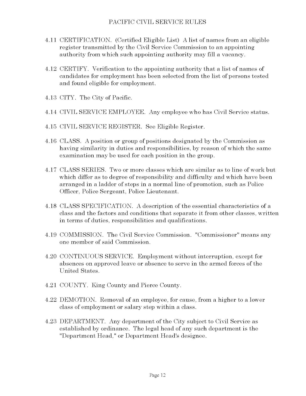 Committee To Recall Cy Sun: Civil Service Rules