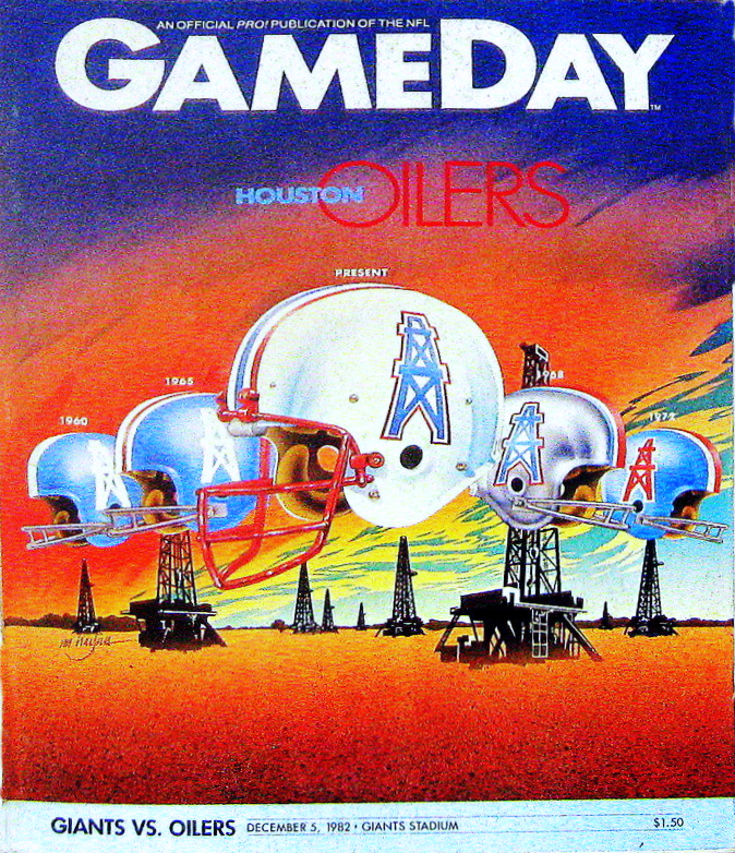 Pro Football Journal Presents: NFL Art: 1982 NFL Game Program Art