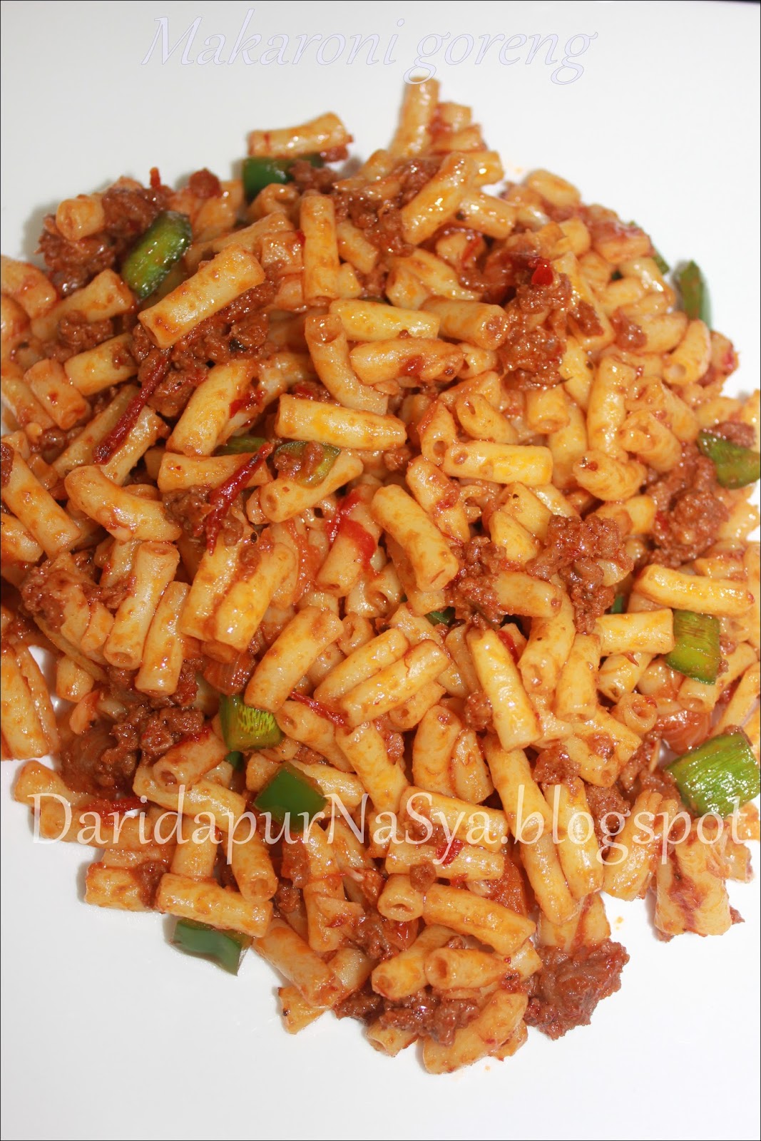 Dari Dapur NaSya: Makaroni goreng