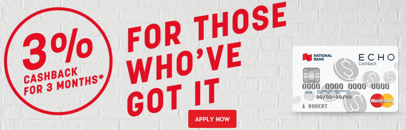 NBC ECHO Cashback MasterCard 简介