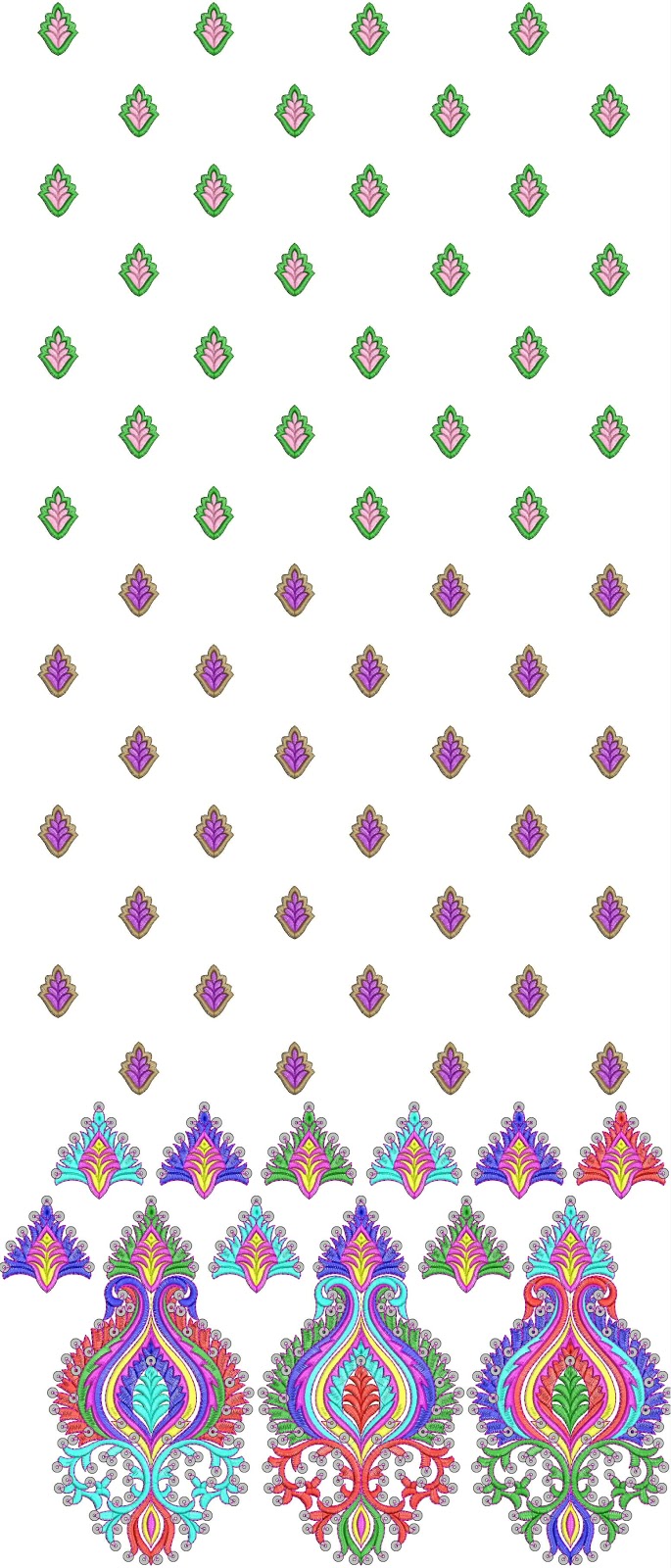 EmbDesignTube: Handwork All Over Fancy Embroidery Design