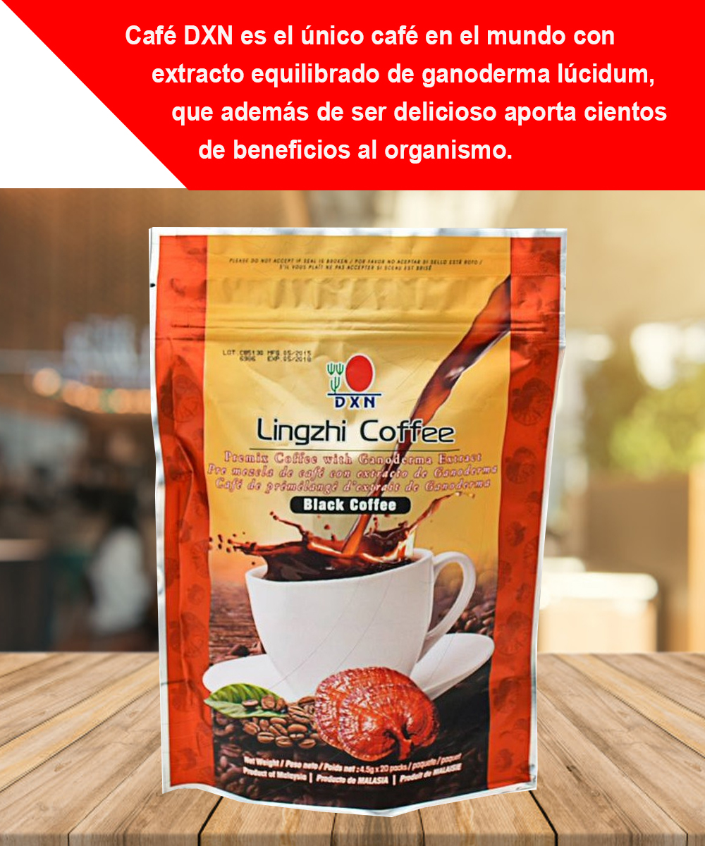 Café Saludable con Ganoderma para Bajar de Peso ~ DXN GANODERMA