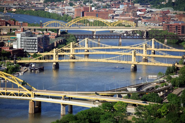 Downtown Emil Brown: Best Bridges in Pittsburgh off the top of my head