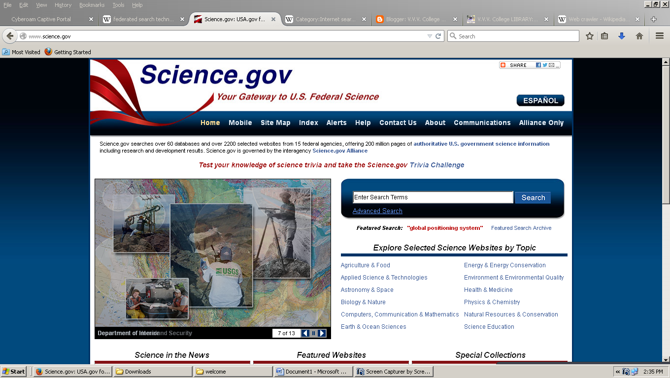 V.V.V. College LIBRARY: Search Tools - Federated search technology - 12 ...
