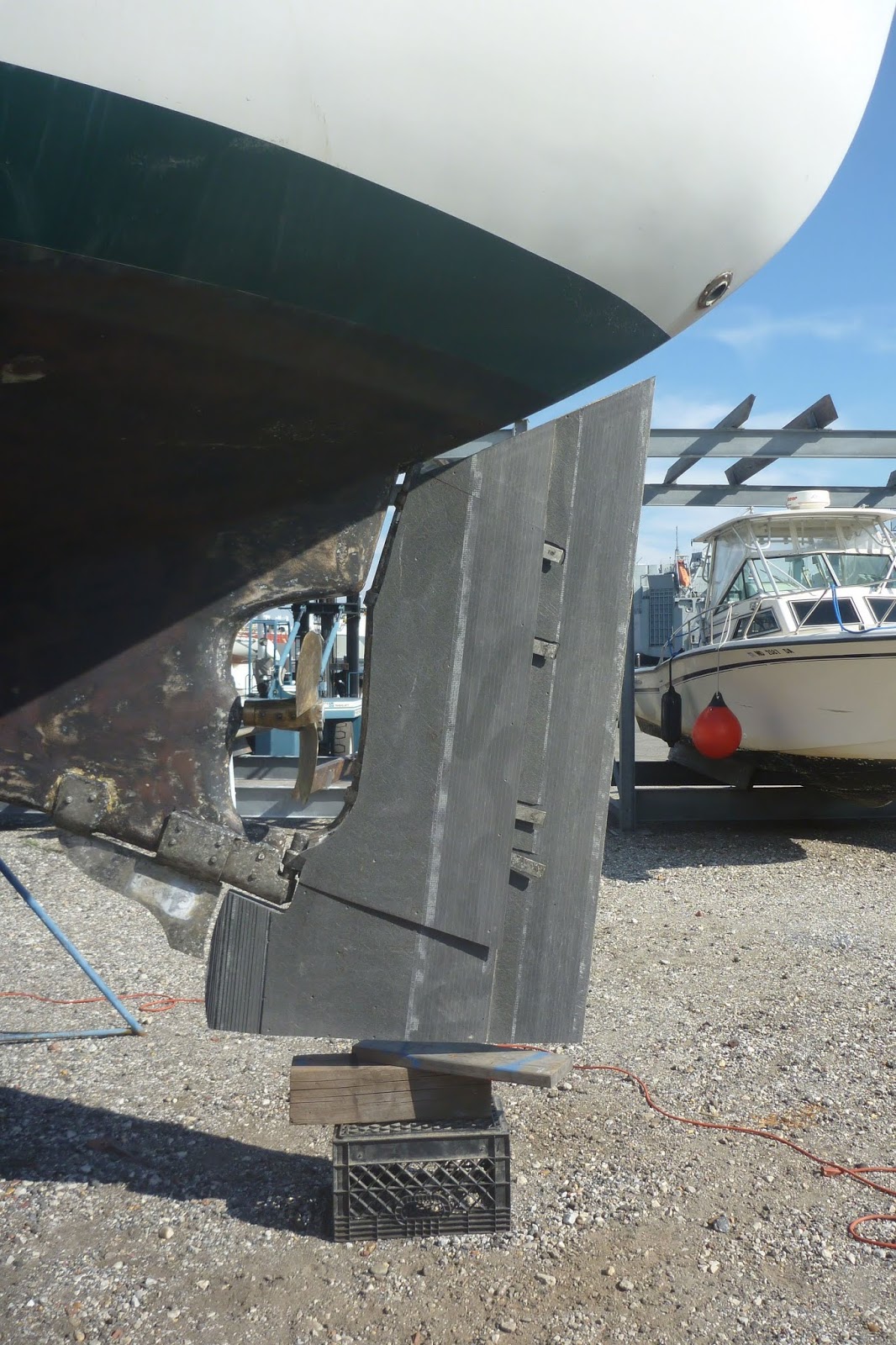 Phoenix's Flight: Replacing Phoenix's Rudder Part 2: Executing the Plan