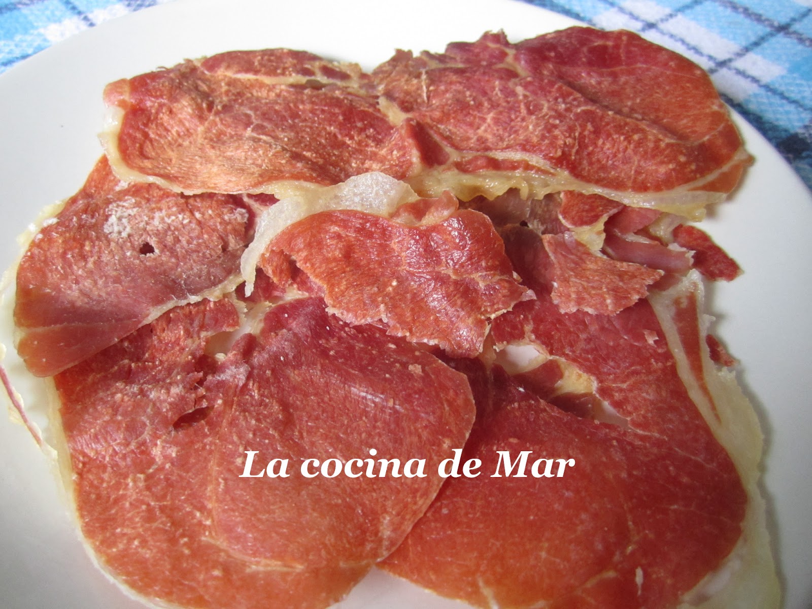 La cocina de Mar: JAMÓN FRITO EN EL MICROONDAS