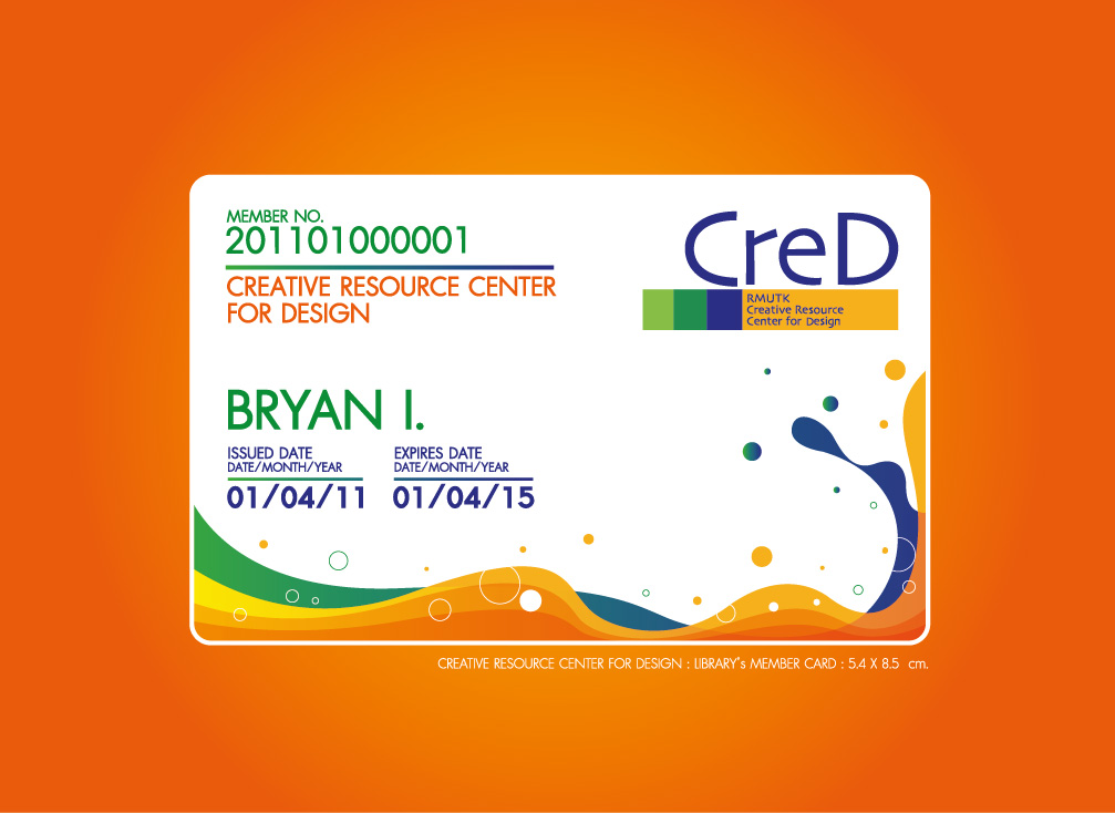 Library's Member Card Design : Creative Resource Center for Design ...