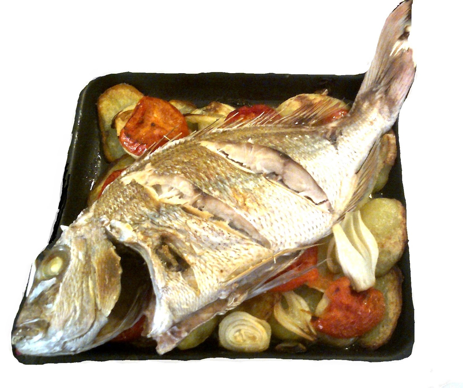 NUESTRAS RECETAS FAMILIARES: PARGO AL HORNO DE CARLOS