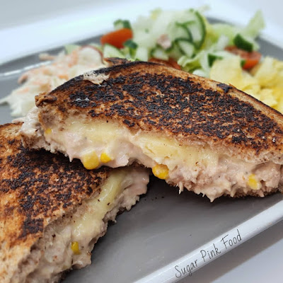 Low Calorie Cheesy Tuna Melt | Sugar Pink Food - Healthy & Slimming ...