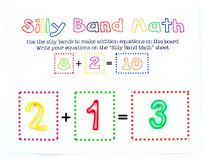 Silly Band Math (and a Freebie) | Mrs. Gilchrist's Class