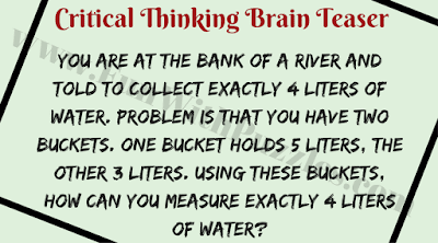 Brain Teasers to Boost Students Critical Thinking Skills