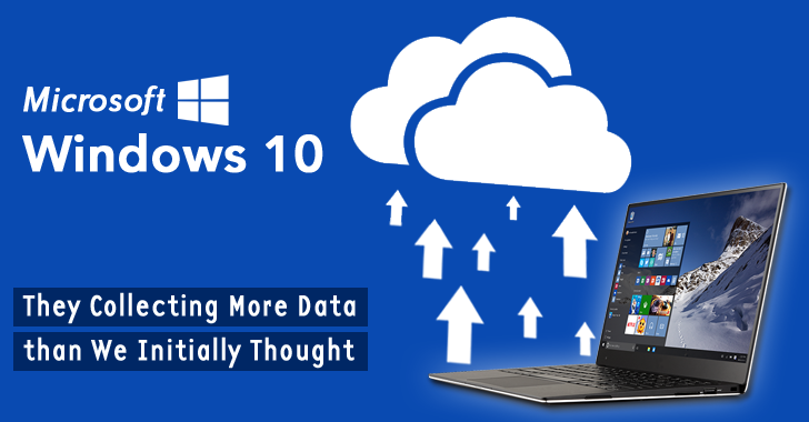 Microsoft Collecting More Data of Windows 10 Users than Initially Thought