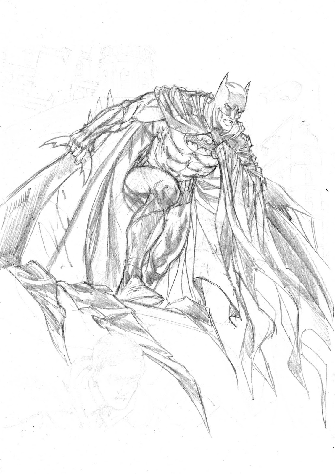 Staz Johnson.com Newsblog: Batman & Robin commission process.