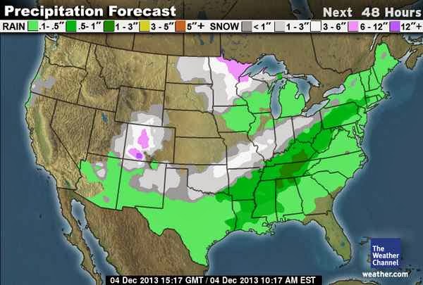 Weather Hazards: Snow storms in the US