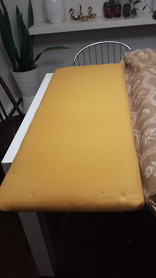 Lilly's Home Designs: Beautiful Behr's Bermudan Blue Cedar Chest