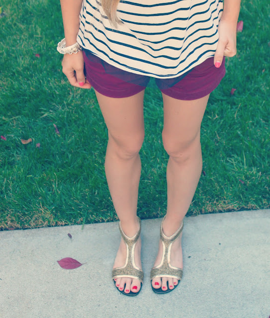 {Fashion} Berry Colored Shorts - Michaela Noelle Designs