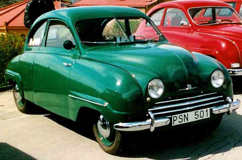Two Stroke Cars: The first Two Stroke Saab. The Ursaab/Saab 92