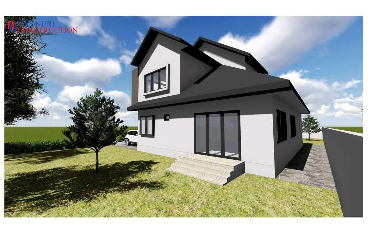 Pelan rumah 2 tingkat 6 bilik tidur 6 bilik air. Banglo 3096 kaki persegi