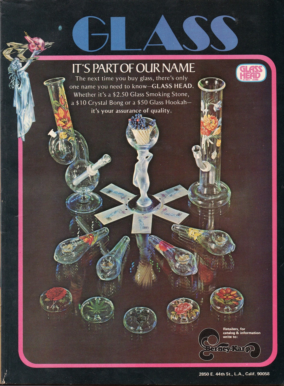Toys For The Mind: Glass Head Bongs