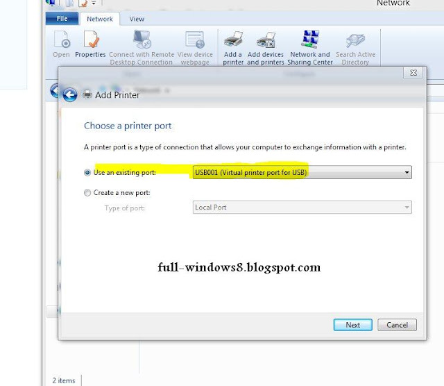 Tips And Trick Windows 8: How to add local printer or network printer ...