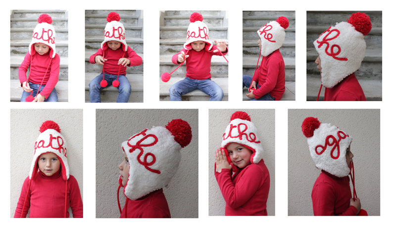L'atelier Des Petites Bauloises: Bonnet rigolo personnalisé