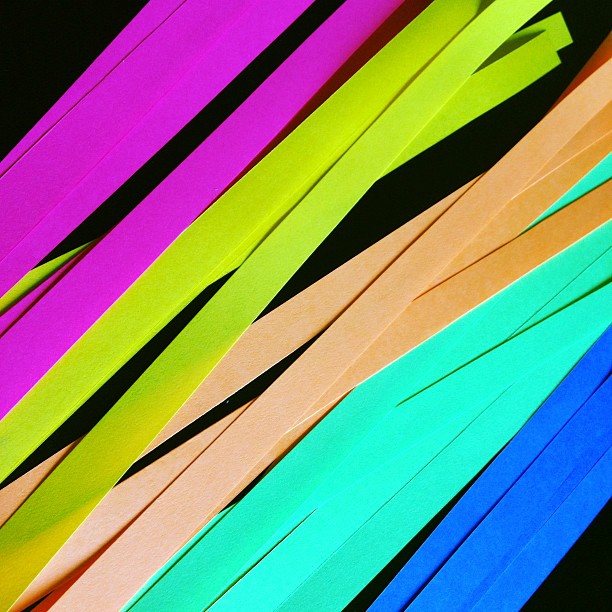 origami star strips | lovelyelement