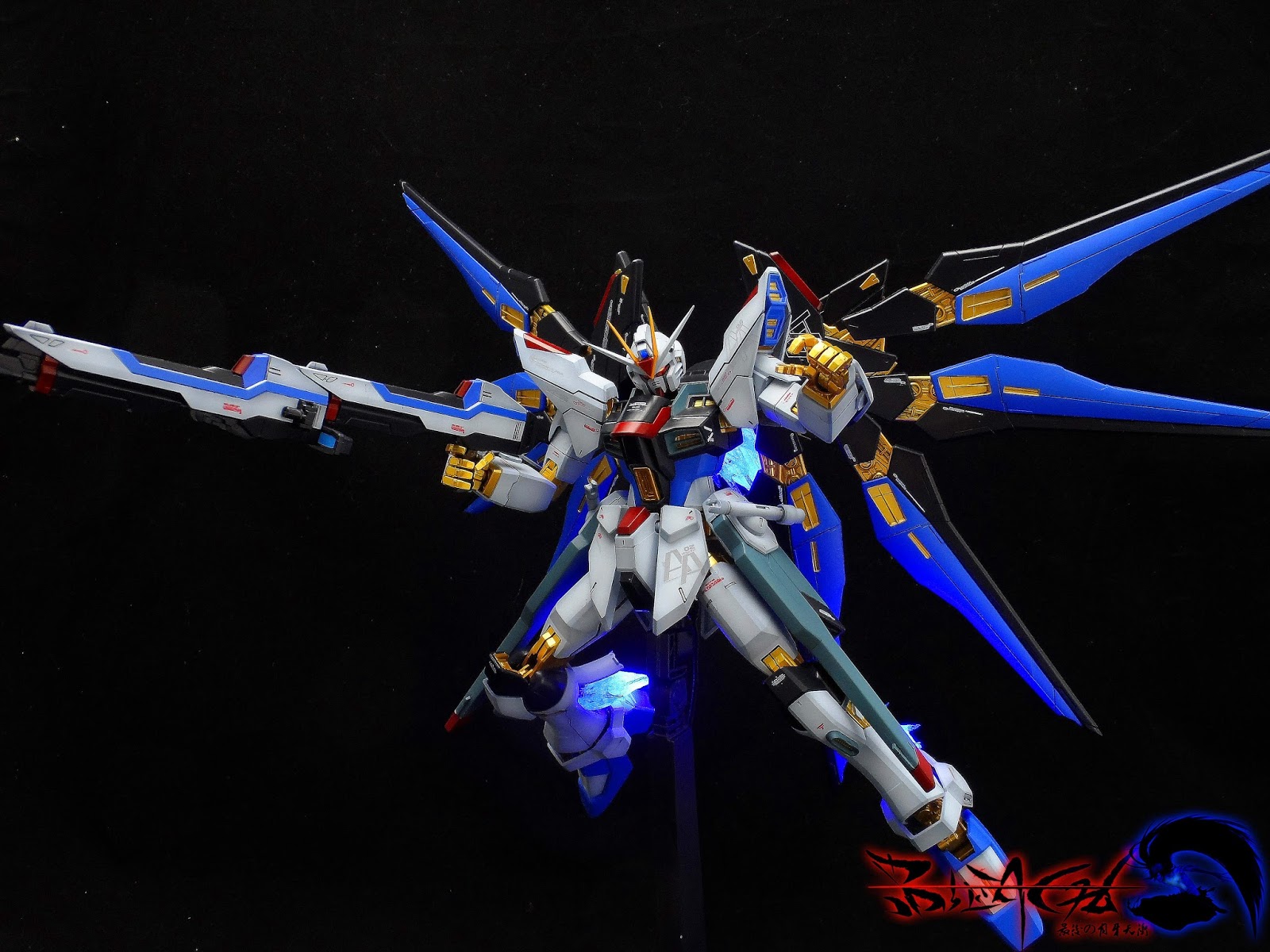 GUNDAM GUY: MG 1/100 Strike Freedom Gundam - Customized Build w/ LED