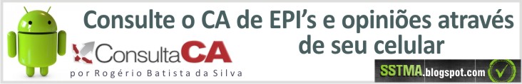 SSTMA.blogspot.com: Consulta CA através de seu dispositivo móvel!