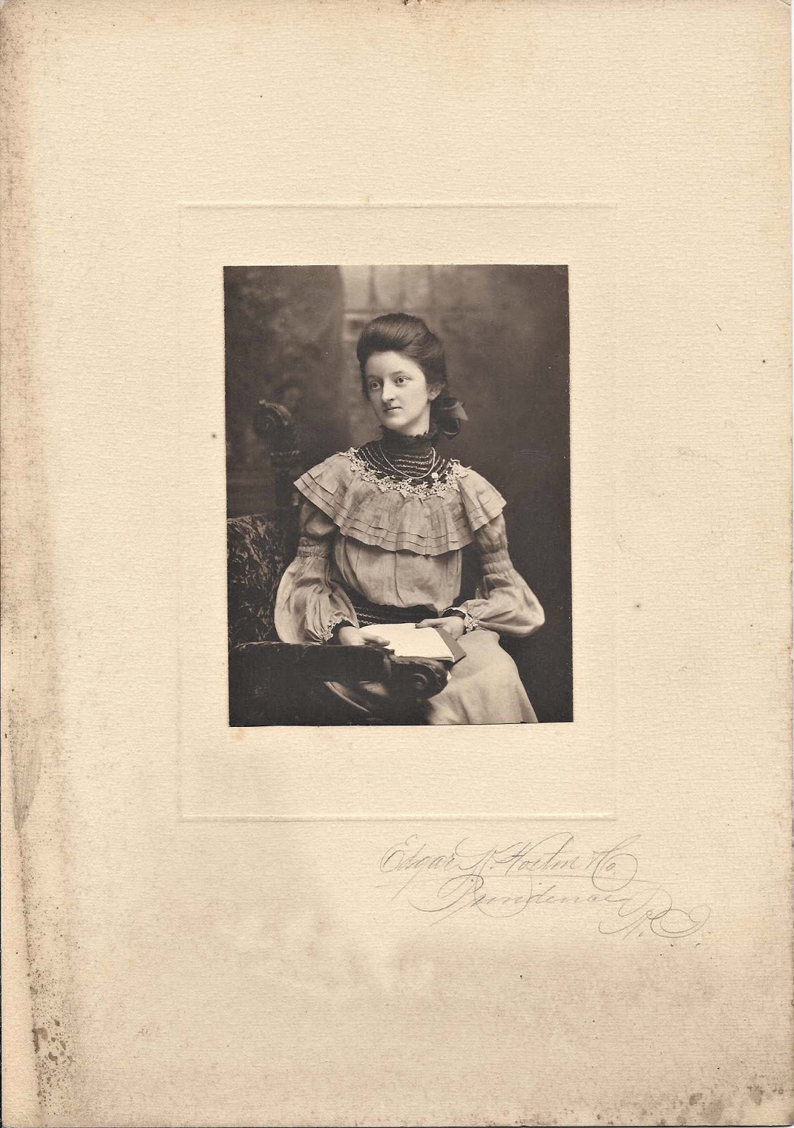 Heirlooms Reunited: 1905 Graduation Photograph of Jessie Jones Colvin ...