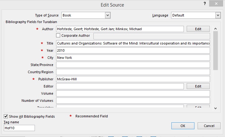 Citasi (2) : Penggunaan Menu References Pada Microsoft Word 2007