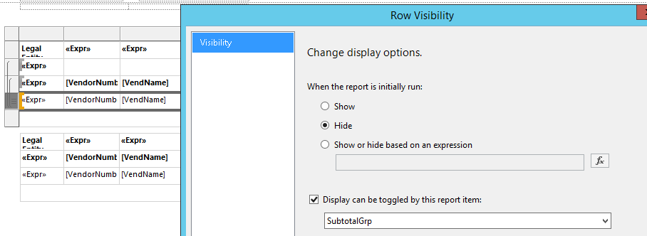 Suneeladax: Collapse/Expand in SSRS