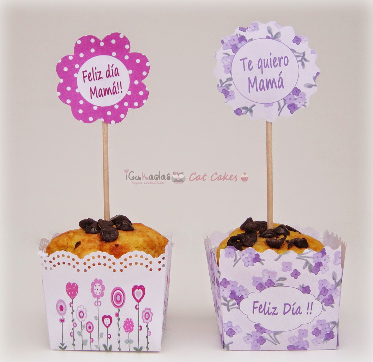 iCukadas: Muffins personalizados para el Día de la Madre