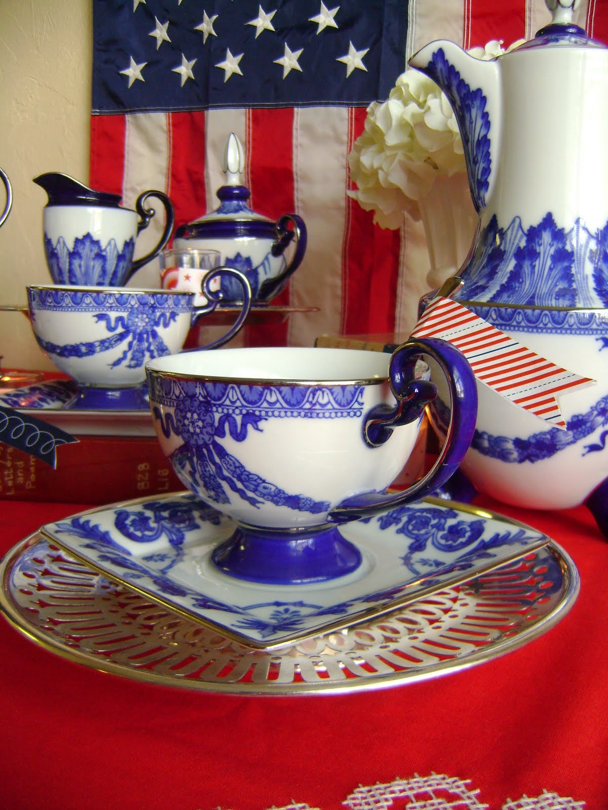 Simply Sweet Event Design: a 4th of July tea party